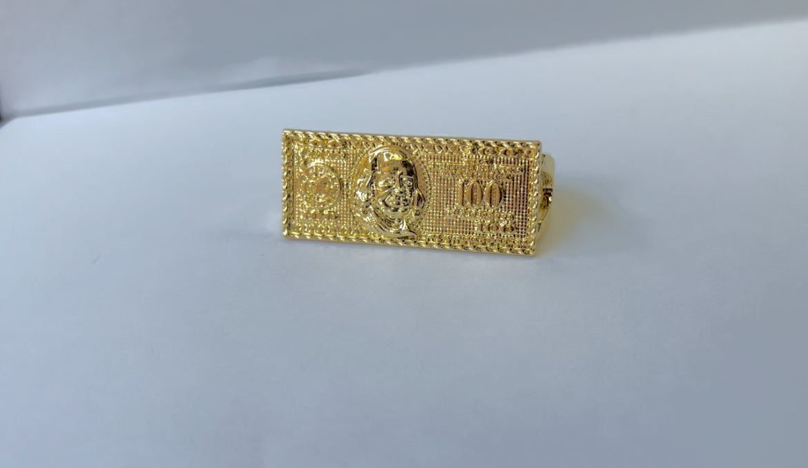 Double Finger Ring Benjamin Franklin – J Liquidation